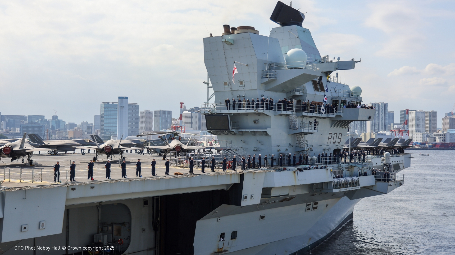 HMS Prince of Wales Arrives in Tokyo for Historic Visit